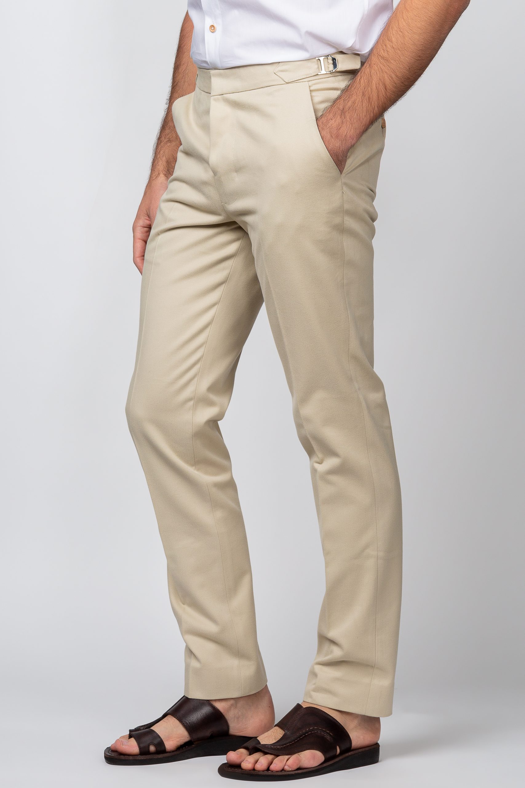 Flat Front Chinos - MR. CUFF